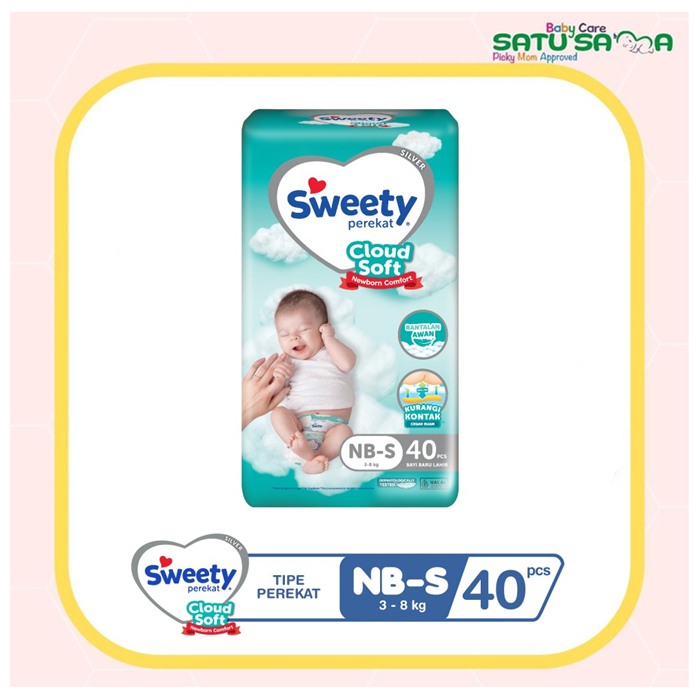 Jual SWEETY SILVER COMFORT NB-S 40'S | Shopee Indonesia
