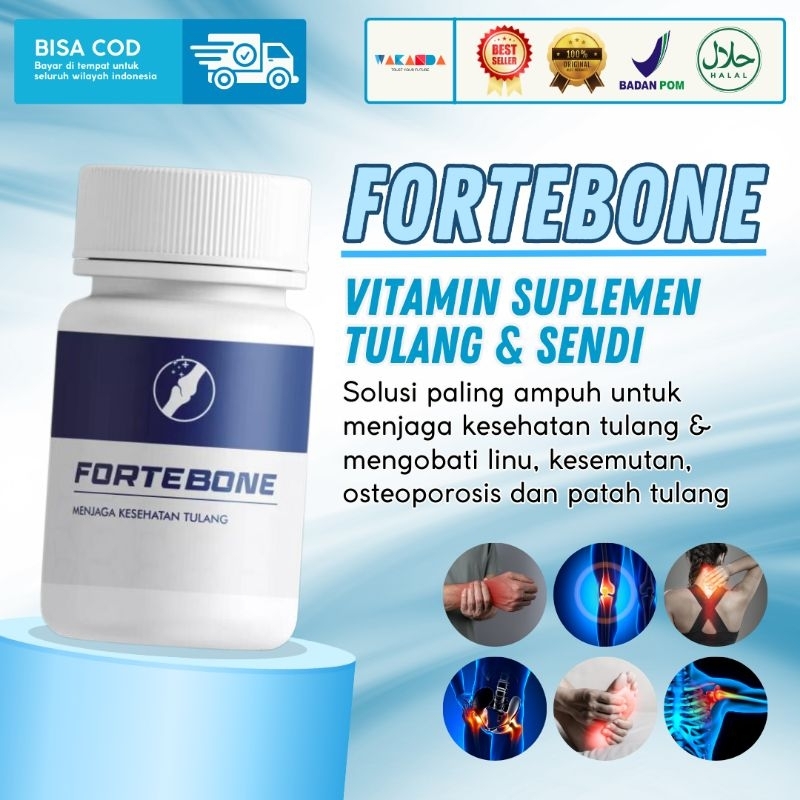 Jual FORTEBONE Vitamin Tulang dan Sendi Suplemen Kesehatan Tulang ...