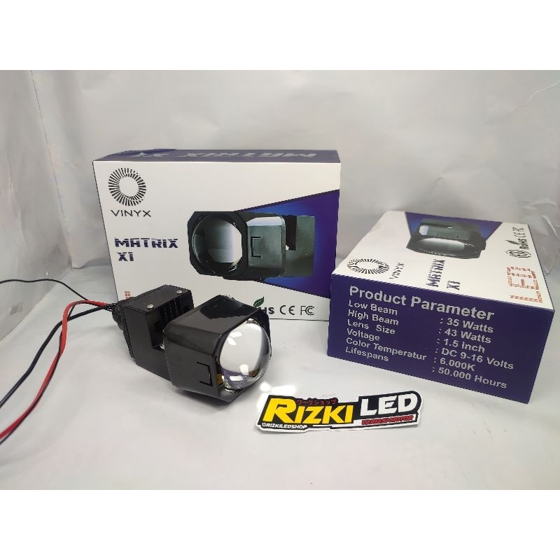 Jual BILED VINYX MATRIX X1 FREE DEMON EYE 1.5inc | Shopee Indonesia