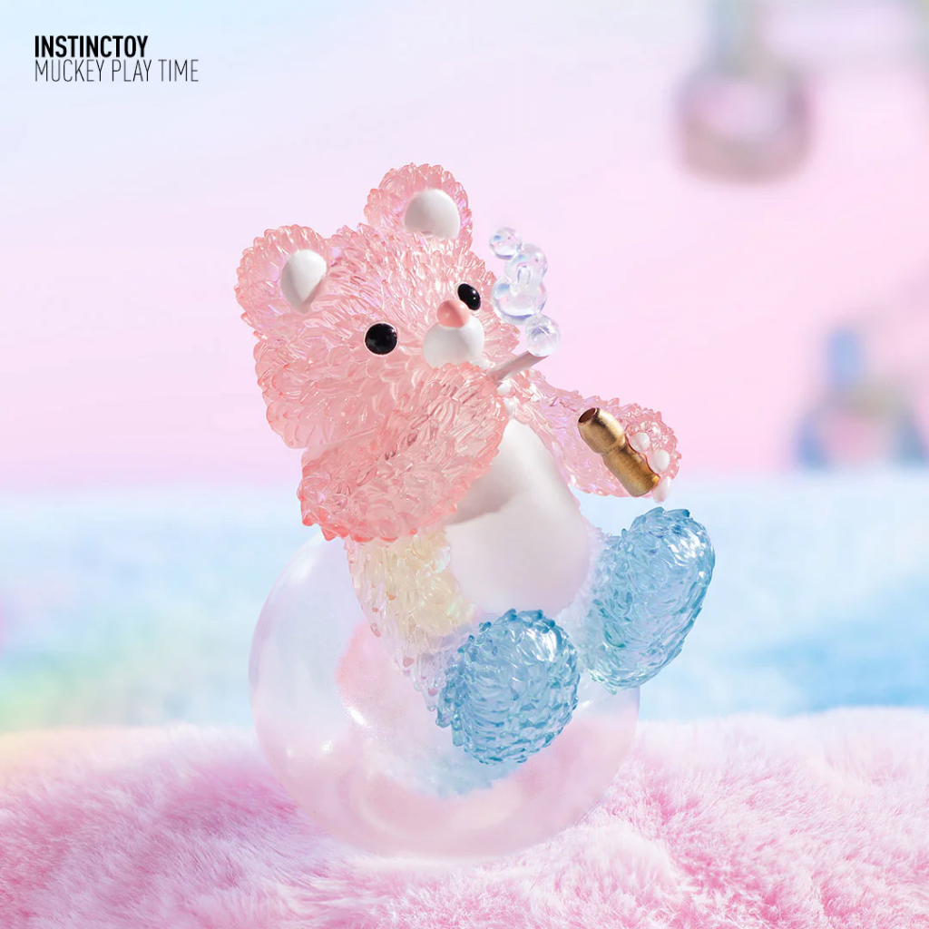 Jual Popmart x Instinctoy Muckey Play Time - BLOWING BUBBLES - Pop Mart ...