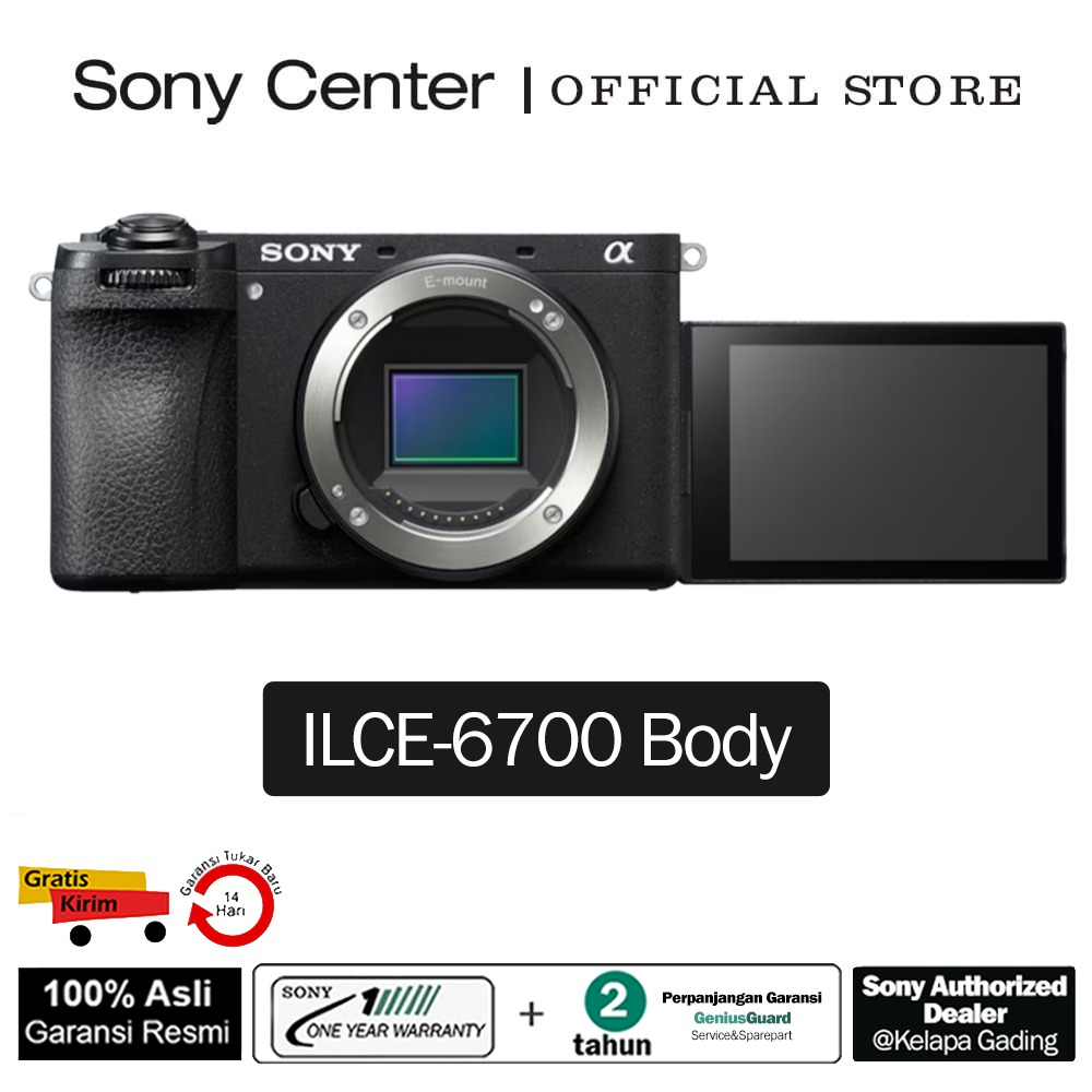 Jual SONY CENTER SONY A6700 / Kamera Alpha 6700 / Alpha A6700 / ILCE-6700 / ILCE-6700L / ILCE ...