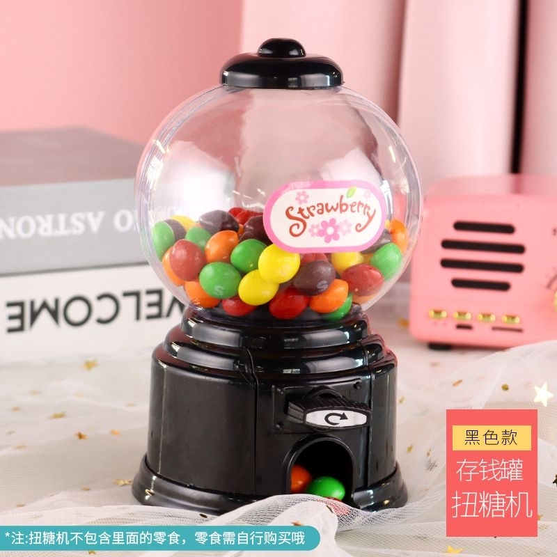 Jual candy dispenser tempat mainan anak permen hamper goodie bags pink ...