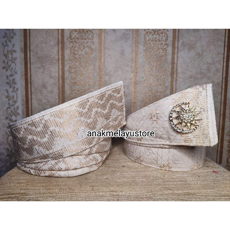 Jual TANJAK MELAYU BAHAN ASLI SONGKET RIAU (BELUM TERMASUK BROS) WARNA ...