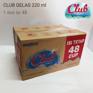 Jual Club Mineral Water Gelas Dus (48 gelas) | Shopee Indonesia