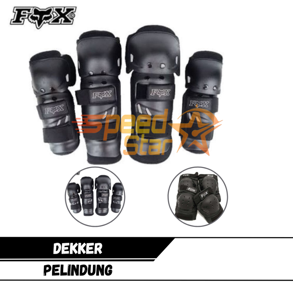 Jual Decker Fox Dekker Fox Deker Pelindung Lutut Kaki dan Siku Tangan ...