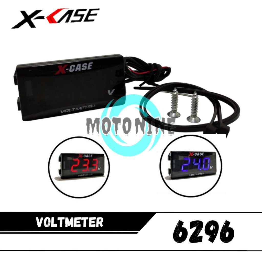 Jual Voltmeter Xcase - Voltmeter Aki - Pengukur Daya Aki - Volt Meter ...