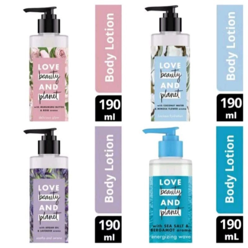 Jual LOVE BEAUTY & PLANET BODY LOTION (190ml) | Shopee Indonesia