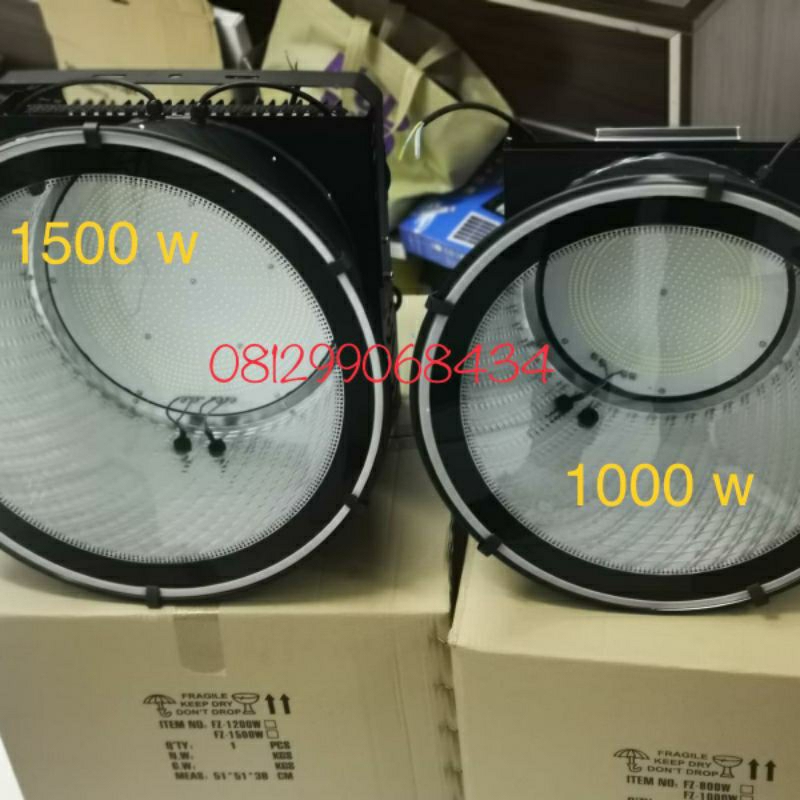Jual lampu led highbay 1000 watt 1500 watt outdoor lampu gantung gudang ...