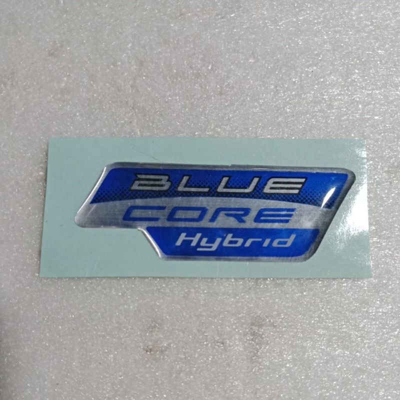 Jual stiker emblem logo yamaha blue core hybrid | Shopee Indonesia