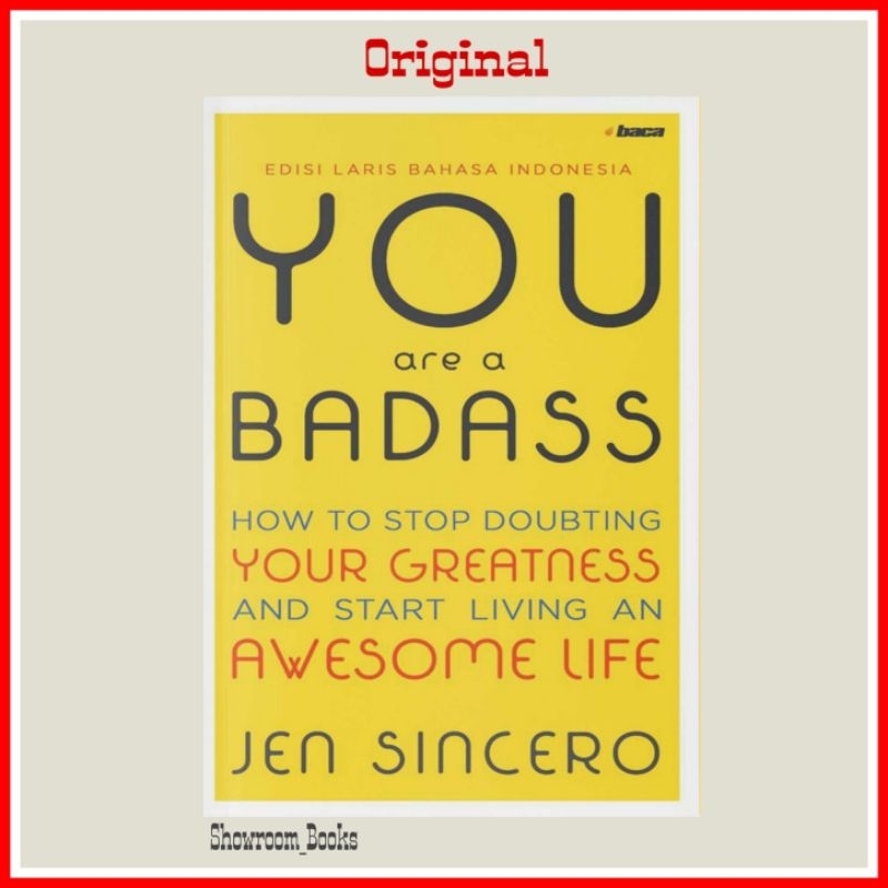 Jual Buku You Are a Badass Penulis Jen Sincero | Shopee Indonesia