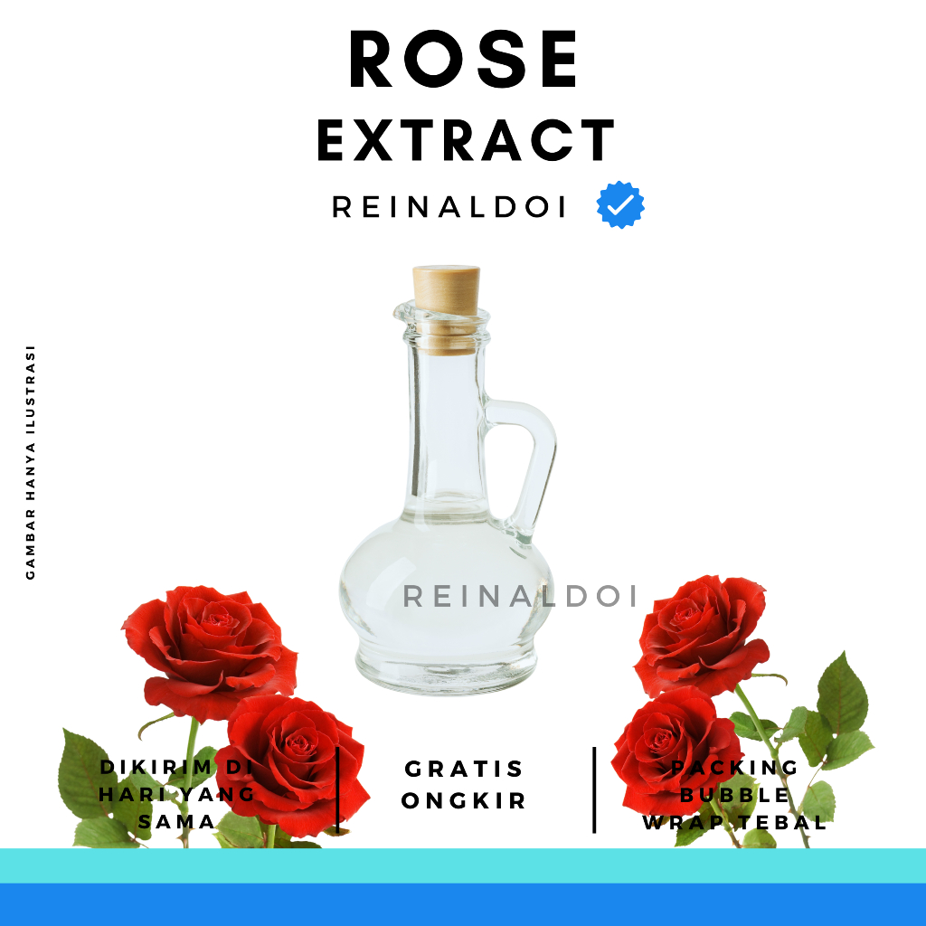 Jual Rose Extract Ekstrak Bunga Mawar 100 ML | Shopee Indonesia
