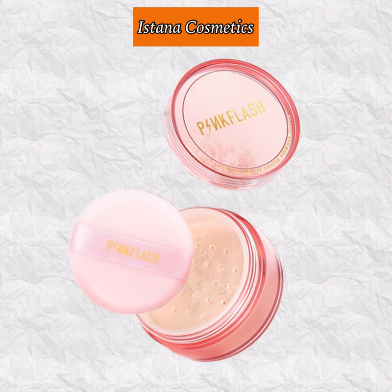 Jual PINKFLASH LOOSE POWDER/PINKFLASH Oil Controller Loose Powder Bedak ...