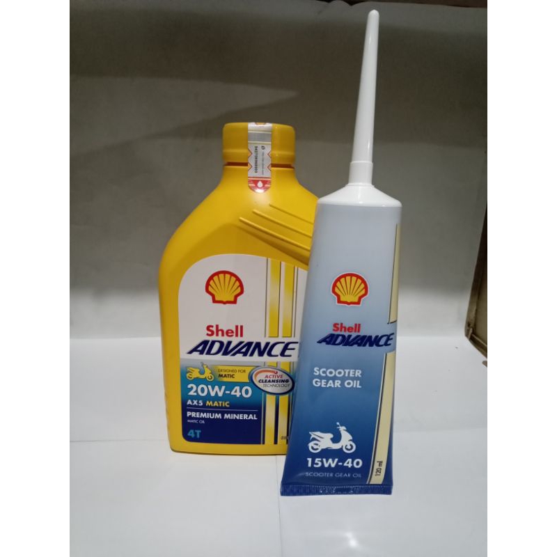 Jual Shell Advance Ax5 Kuning Untuk Motor Bebek/Sport/Matic | Shopee ...