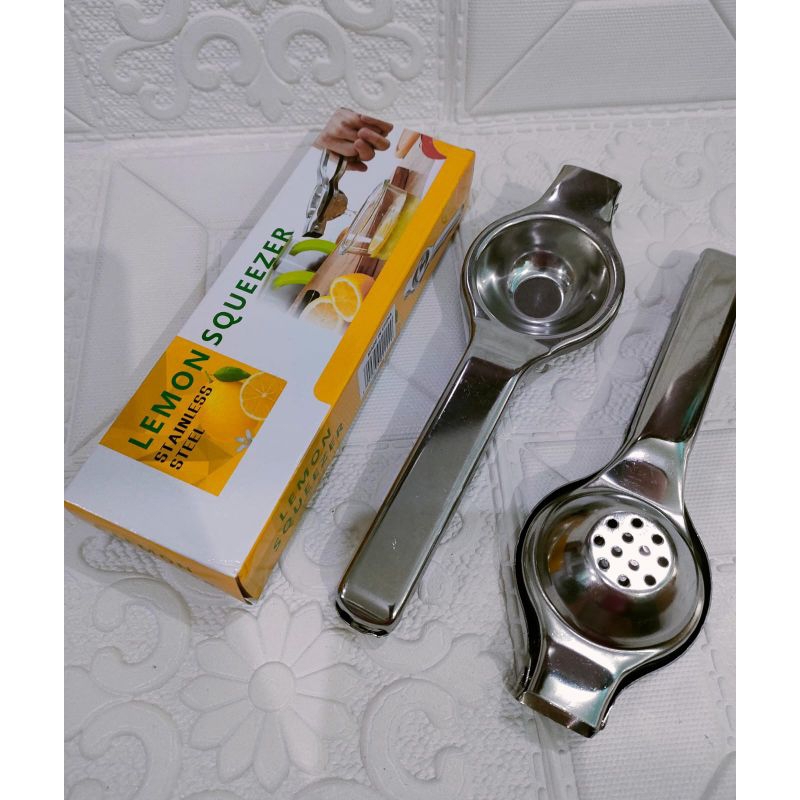Jual Perasan jeruk stenlis,alat pemeras lemon/jeruk tanpa riber ...