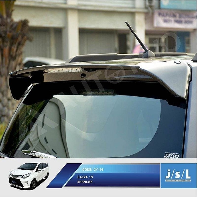 Jual spoiler calya sigra model luxury elegant + lampu dan model sporty ...