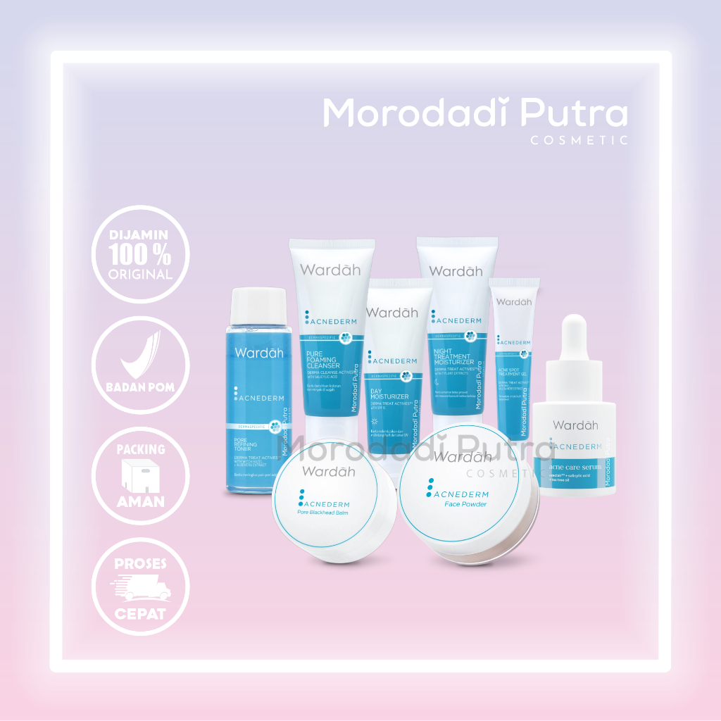 Jual WARDAH - Acnederm Acne Care All Series Lengkap | Shopee Indonesia