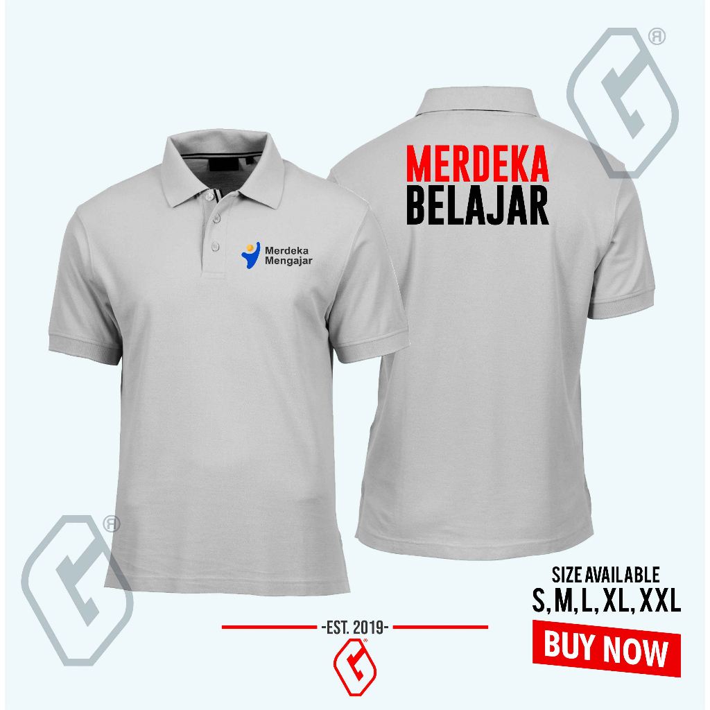 Jual polo shirt merdeka mengajar / baju kerah merdeka mengajar | Shopee ...