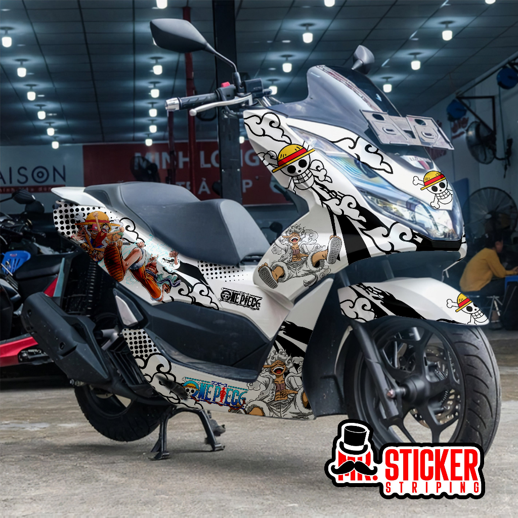 Jual decal honda PCX 150 PCX 160 full body custom sticker free design ...