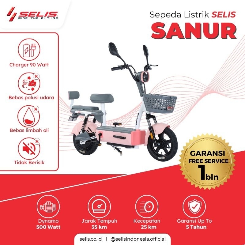 Jual Sepeda Listrik Selis Tipe Sanur | Shopee Indonesia
