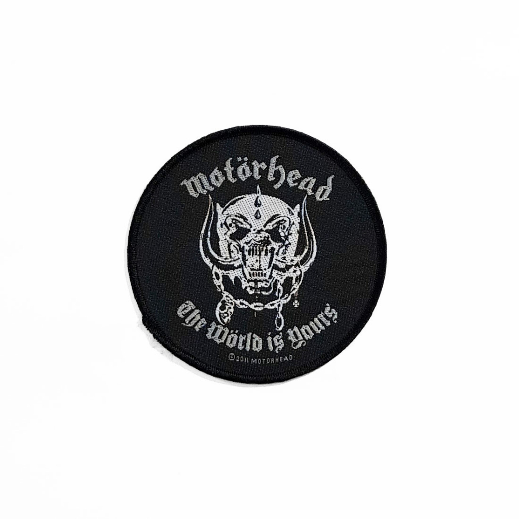 Jual Official Motorhead - The World Is Yours Woven Patch | Shopee Indonesia