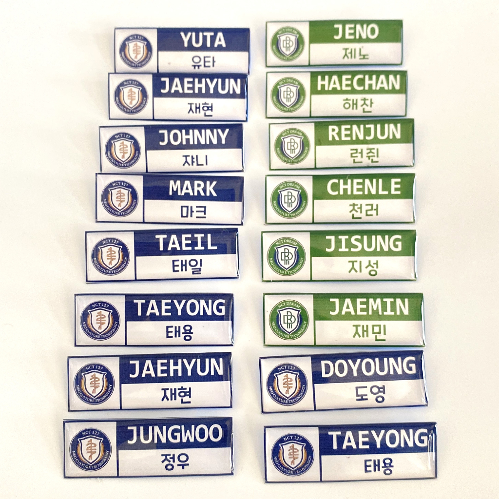Jual PIN NCT DREAM DAN NCT 127 NAME TAG MEMBER NCT | Shopee Indonesia
