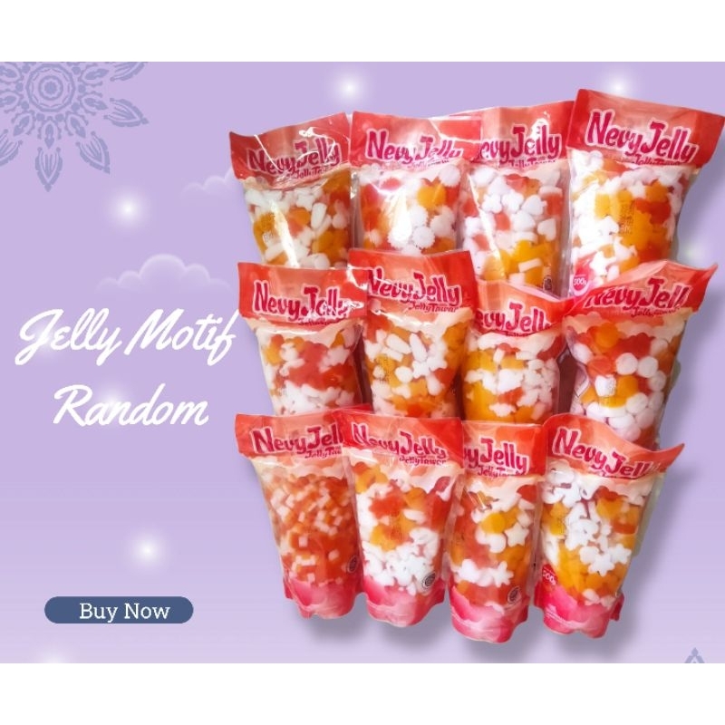Jual jelly motif Nevy Jelly random jelly karakter jelly bentuk lucu 500 ...