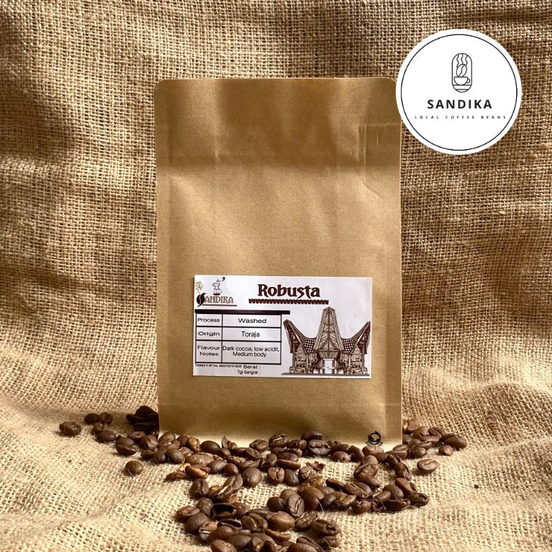 Jual SANDIKA Kopi Toraja Robusta Toraja 250gr | Shopee Indonesia