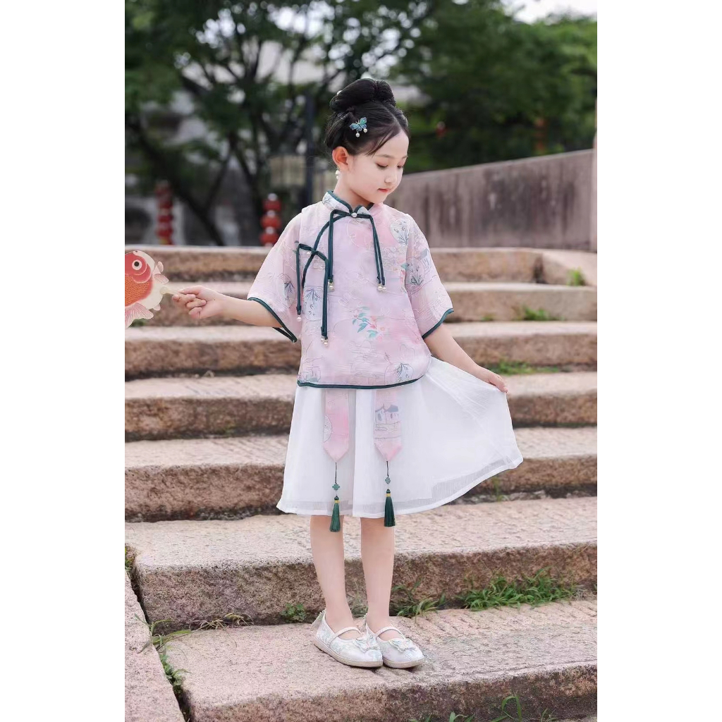 Jual Dress Imlek anak Cheongsam Anak Perempuan baju tradisional chinese ...