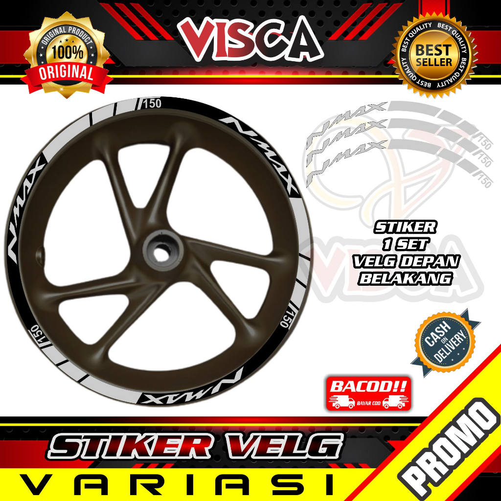 Jual Stiker Velg List Velg Motor Stiker Velg Nmax 150 | Shopee Indonesia