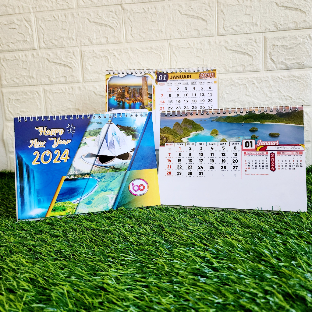 Jual KALENDER MEJA / KALENDER DUDUK TAHUN 2024 MOTIF / GAMBAR ...
