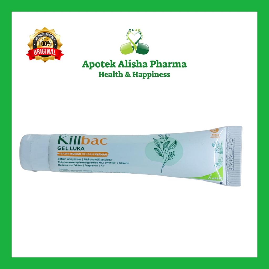 Jual Killbac Gel Luka 15gr / Antiseptik Spray 60ml - Kilbac Krim ...