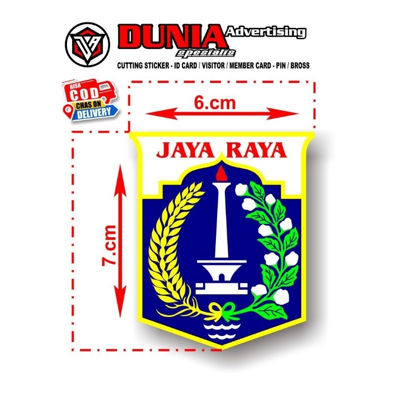 Jual STICKER JAYA RAYA STICKER HELM PPSU / PROYEK | Shopee Indonesia