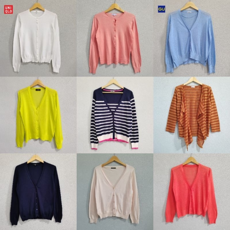 Jual Outer cardigan rajut tipis lengan panjang wanita | Shopee Indonesia