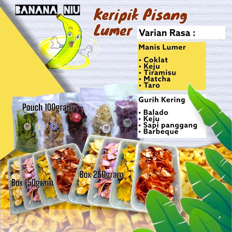 Jual keripik pisang lumer aneka rasa | Shopee Indonesia