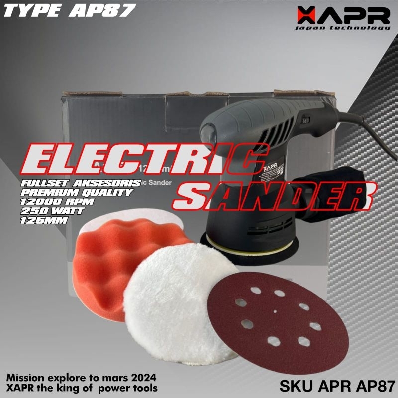 Jual APR mesin poles dual action AP87 sander Dekwe DK125 - orbital ...