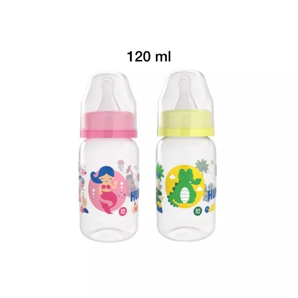 Jual Huki Botol Susu PP SP Round Dot Bulat Regular 120 ml Botol Susu ...