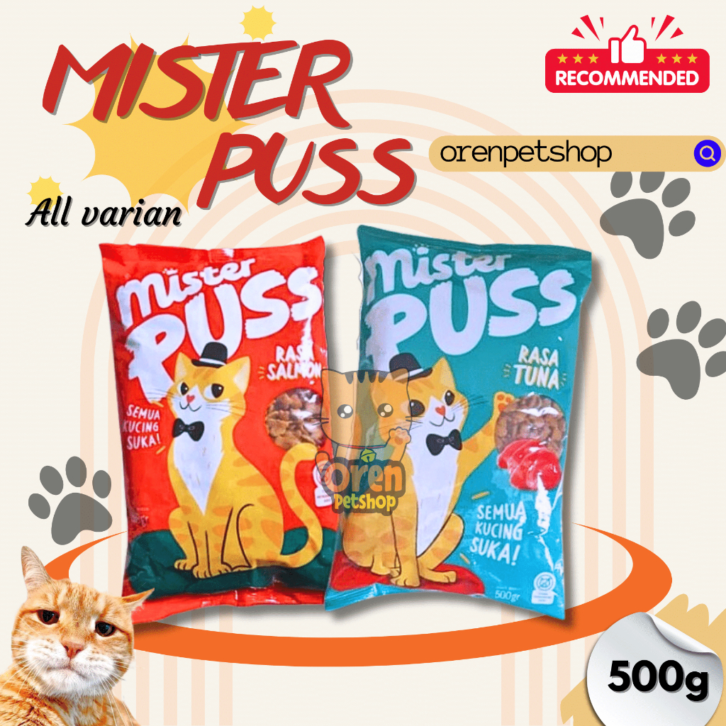 Jual Makanan Kucing Mister Puss Fresh Pack 500g | Shopee Indonesia