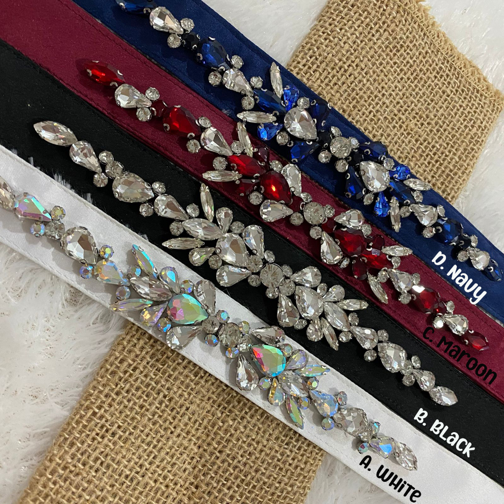 Jual Vania Crystal Belt Sabuk Payet Modern Kristal Premium | Shopee ...