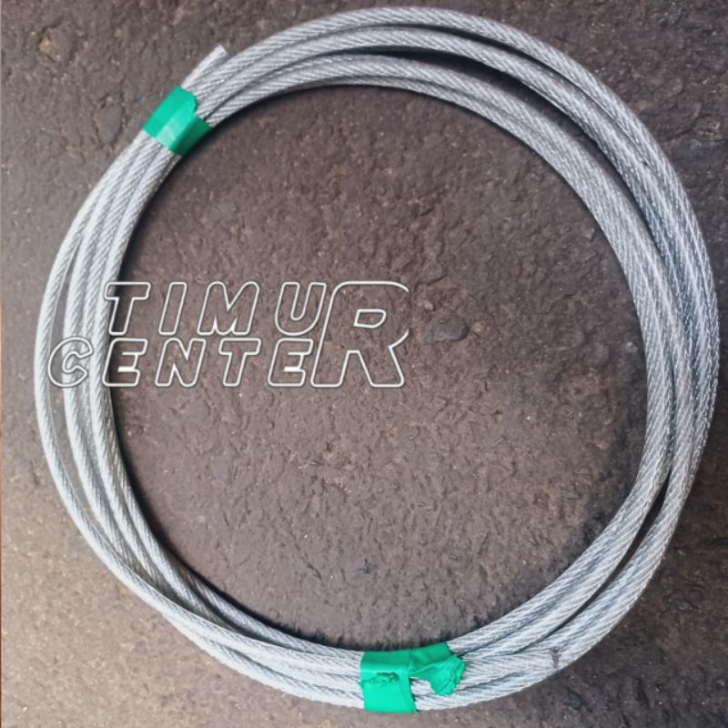 Jual Tali Seling Baja Lapis Plastik 6mm 8mm 10mm 12mm Kawat Sling Baja Lapis PVC | Shopee Indonesia