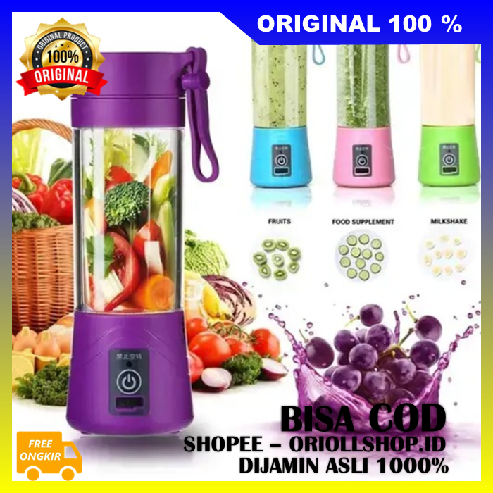 Jual Blender Magic Portable Juice Cup Blender Mini Portable USB Blender ...