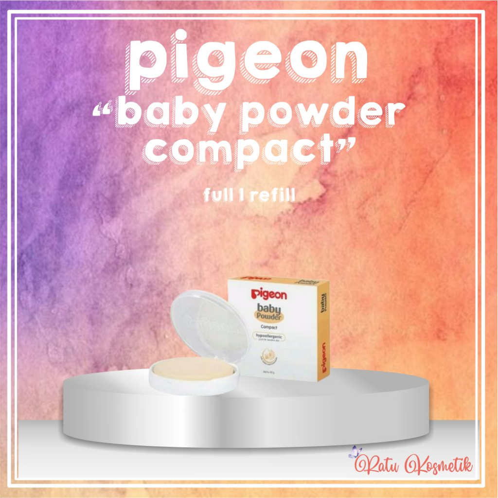 Jual RATU PIGEON Baby Powder Compact Hypoallergenic 45g | Two Way Cake ...