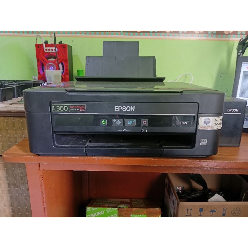 Jual JUAL MURAH PRINTER ALL IN ONE PRINT SCAN COPY EPSON L360 | Shopee ...