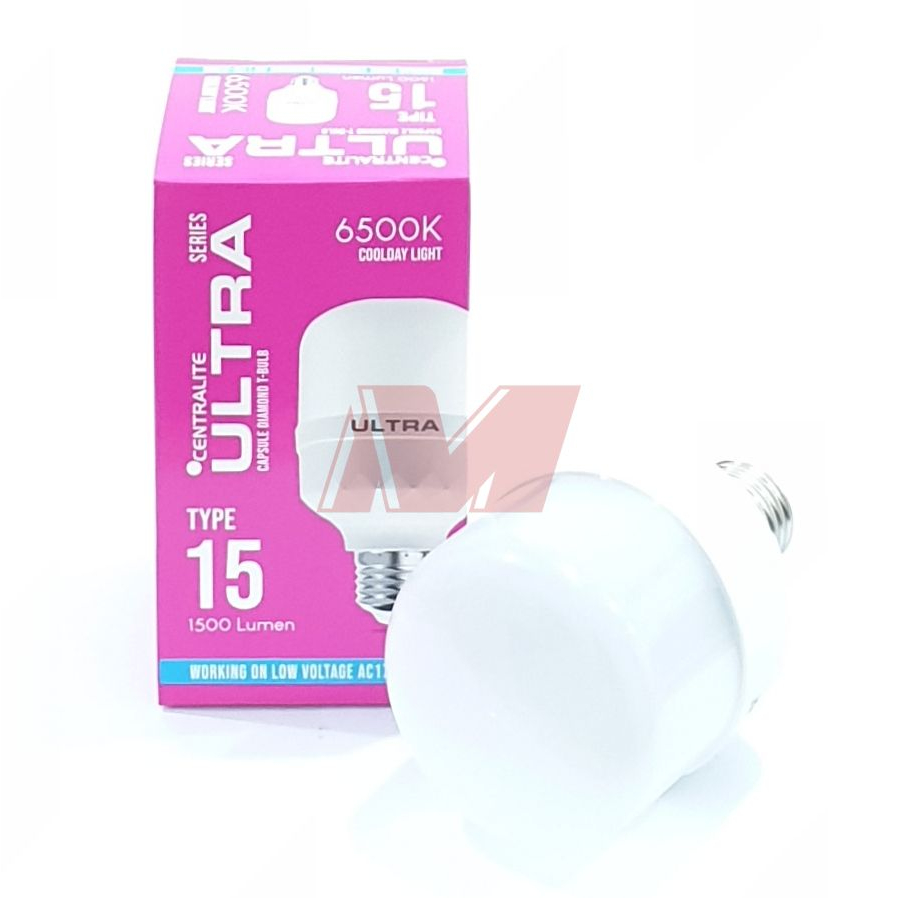Jual 1 PAK @10 Pcs Centralite ULTRA 15W Lampu LED Cahaya PUTIH 15 Watt ...