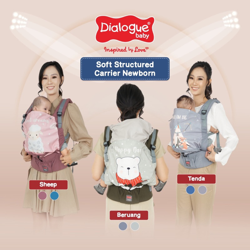 Jual Dialogue Baby Soft Structured Carrier (SSC) Newborn To Toddler ...