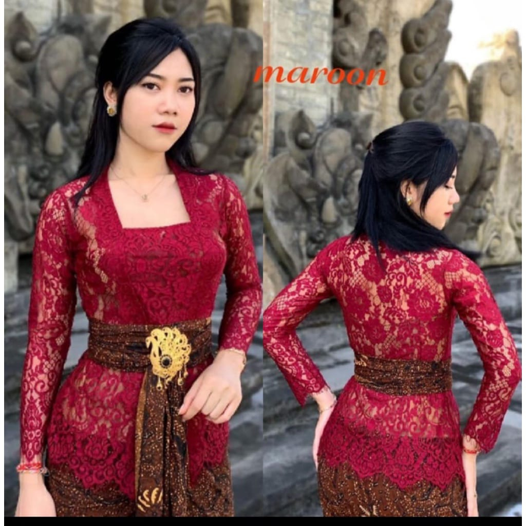 Jual Kebaya kutubaru brokat sofia bali modern terbaru 2023 kebaya ...
