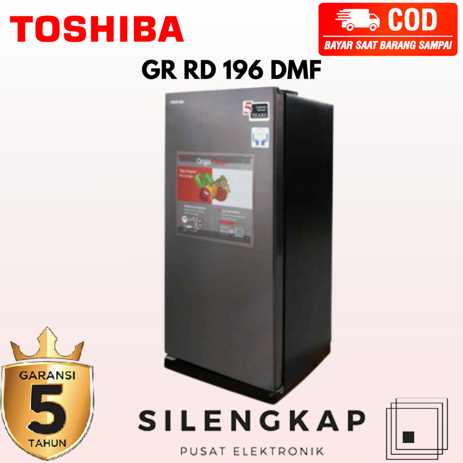 Jual Kulkas 1 Pintu TOSHIBA GR-RD 196 CC-DMF Lemari Es 1 Pintu | Shopee Indonesia