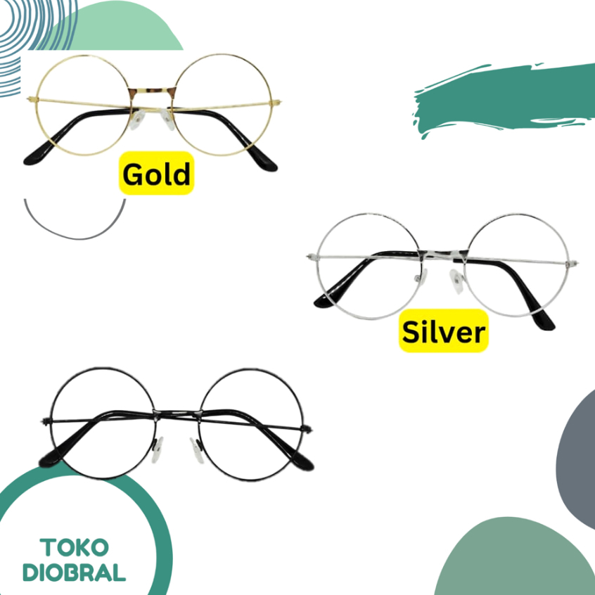 Jual Frame Kacamata Bulat Tanpa Lensa | Shopee Indonesia