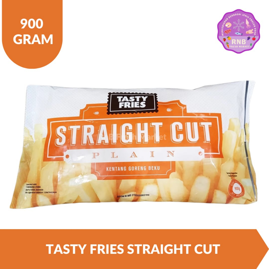 Jual Tasty Fries Straight Cut 900 Gram | Shopee Indonesia