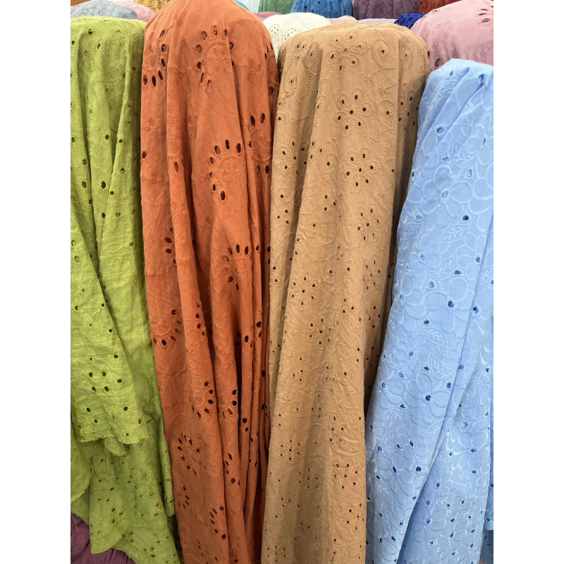 Jual kain bahan cotton bordir terbaru | Shopee Indonesia