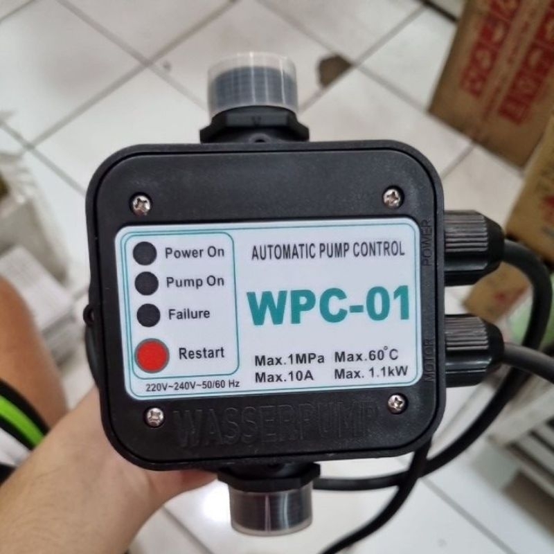 Jual WASSER WPC-01 PRESSURE CONTROL / WASSERPUMP / AUTOMATIC PUMP CONTROL WPC-01 | Shopee Indonesia